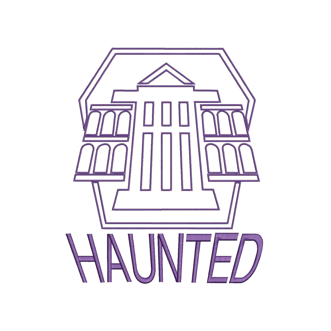 Haunted Mansion Machine Embroidery Design. – Happiest Place Embroidery